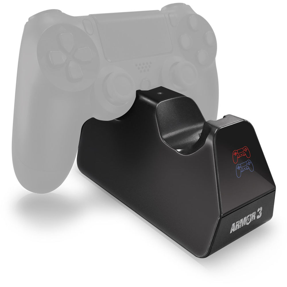 HYPERKIN PS4 Controller Charging Dock – Armor3 TwinVolt Dual Charger ...